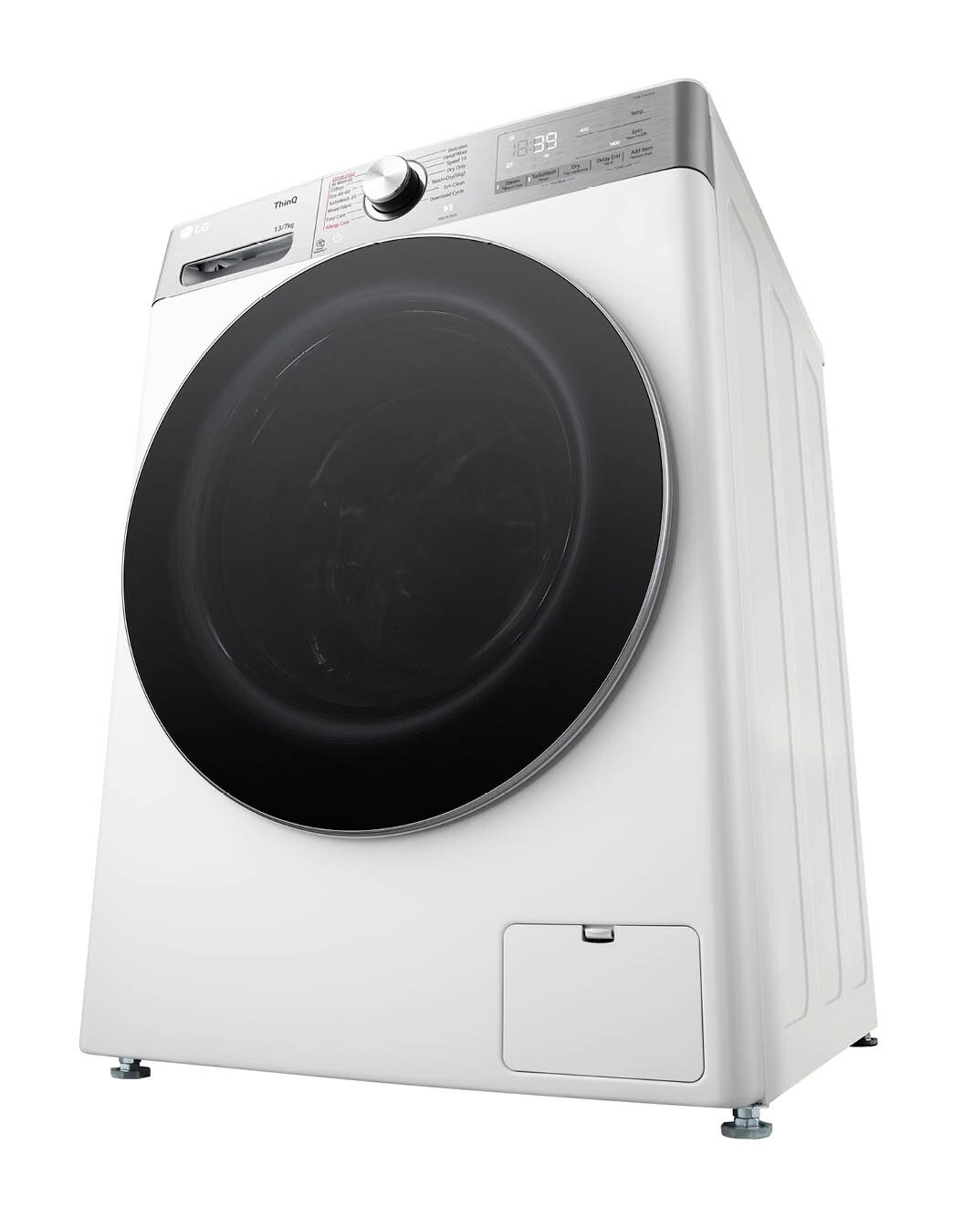 13kg / 7kg AI Direct Drive™ Washer Dryer White | LG UK