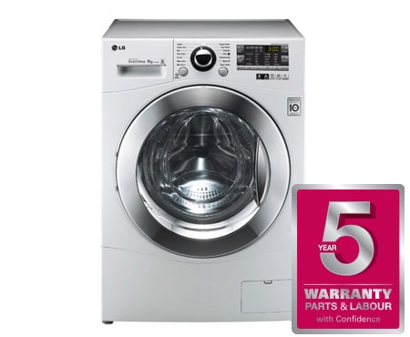 8KG 6 Motion DD Washing Machine With Stylish Chrome Door - F12A8TDA | LG UK