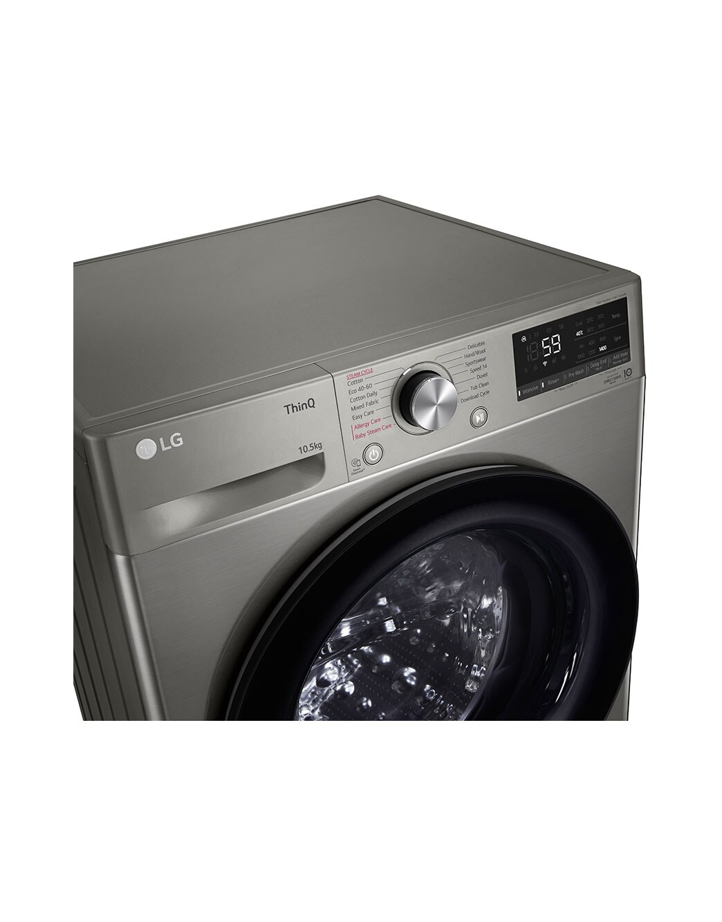 10.5kg AI DD™ Washing Machine Graphite | LG UK