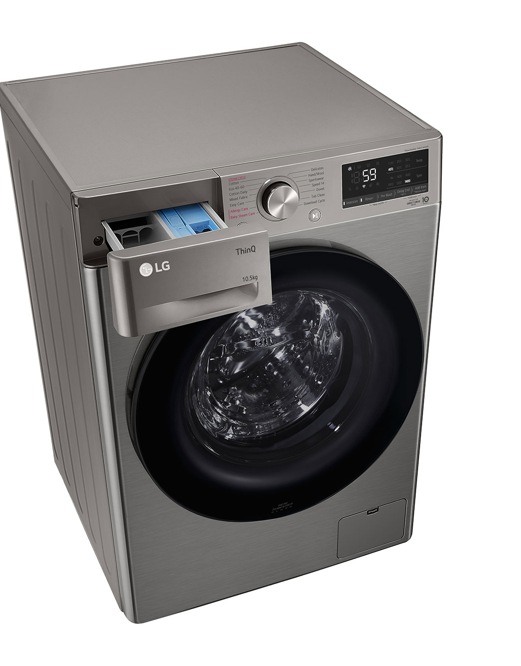 10.5kg AI DD™ Washing Machine Graphite | LG UK