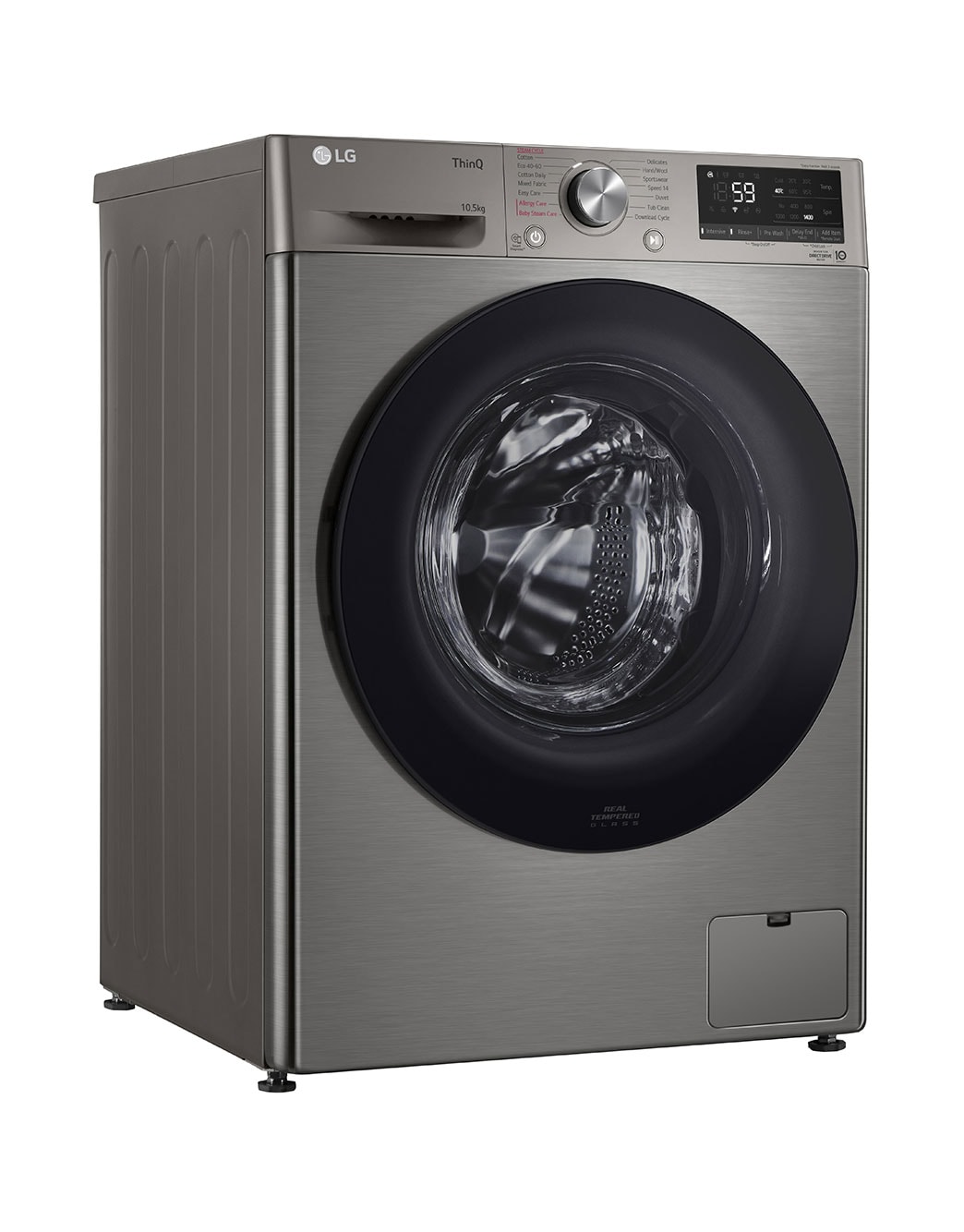 10.5kg AI DD™ Washing Machine Graphite | LG UK