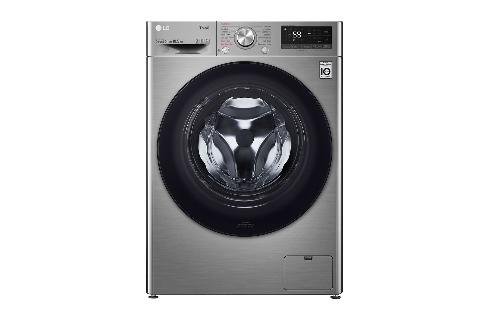 10.5kg AI DD™ Washing Machine Graphite | LG UK