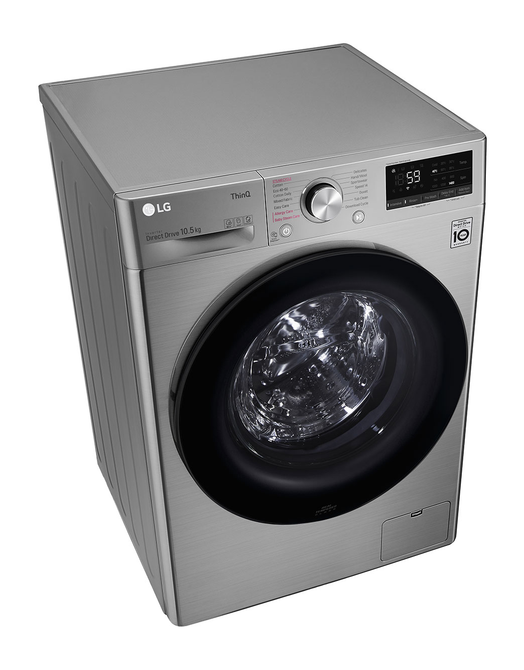 10.5kg AI DD™ Washing Machine Graphite | LG UK