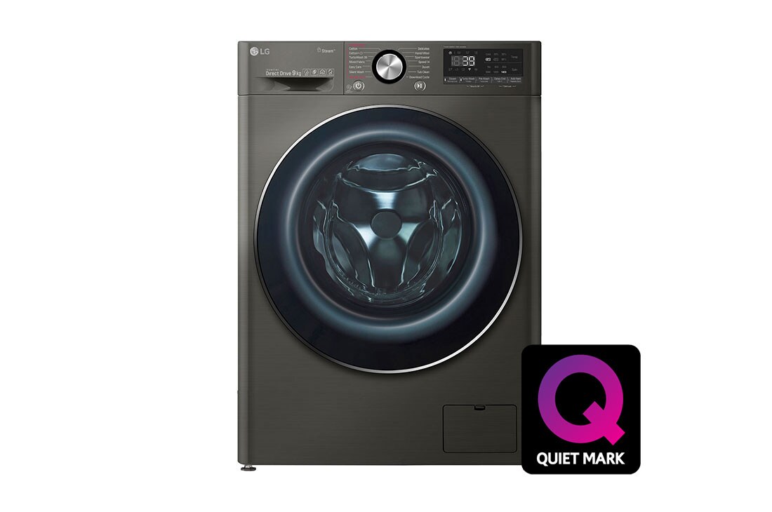 LG Turbowash360™ F4V909BTS 9kg Washing Machine - Black Steal ...