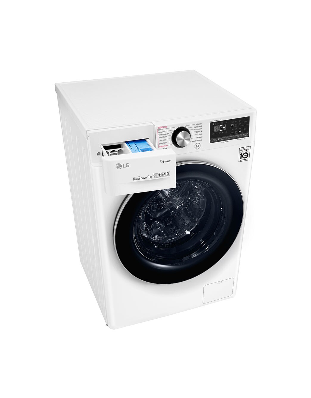 LG Turbowash360™ F4V909WTS 9kg Washing Machine - White - F4V909WTS | LG UK