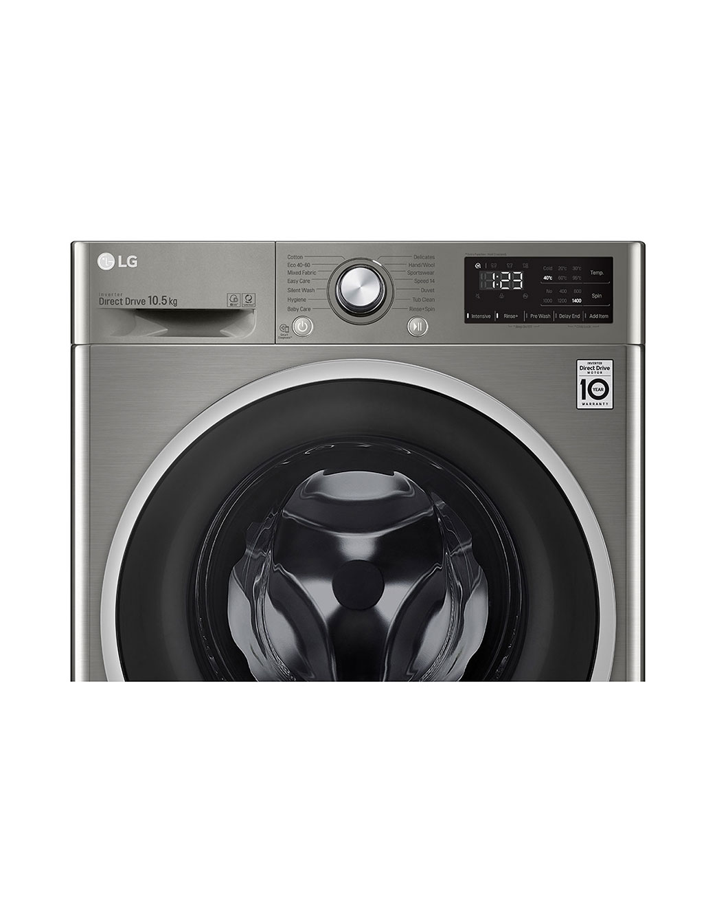 10.5kg AI DD™ Washing Machine Graphite | LG UK