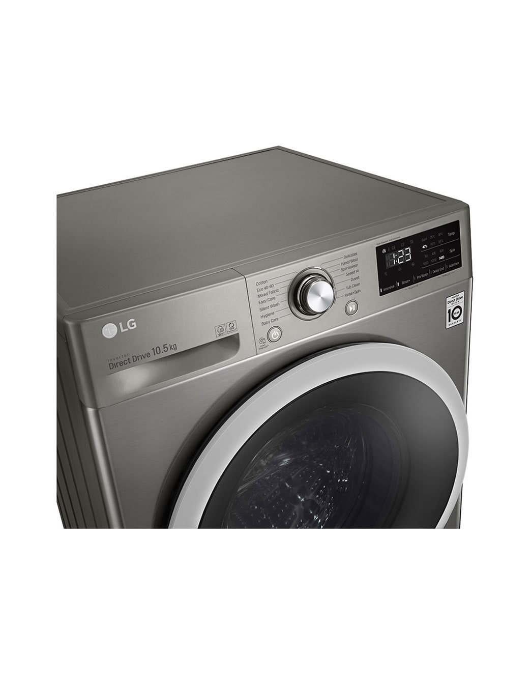 10.5kg AI DD™ Washing Machine Graphite | LG UK