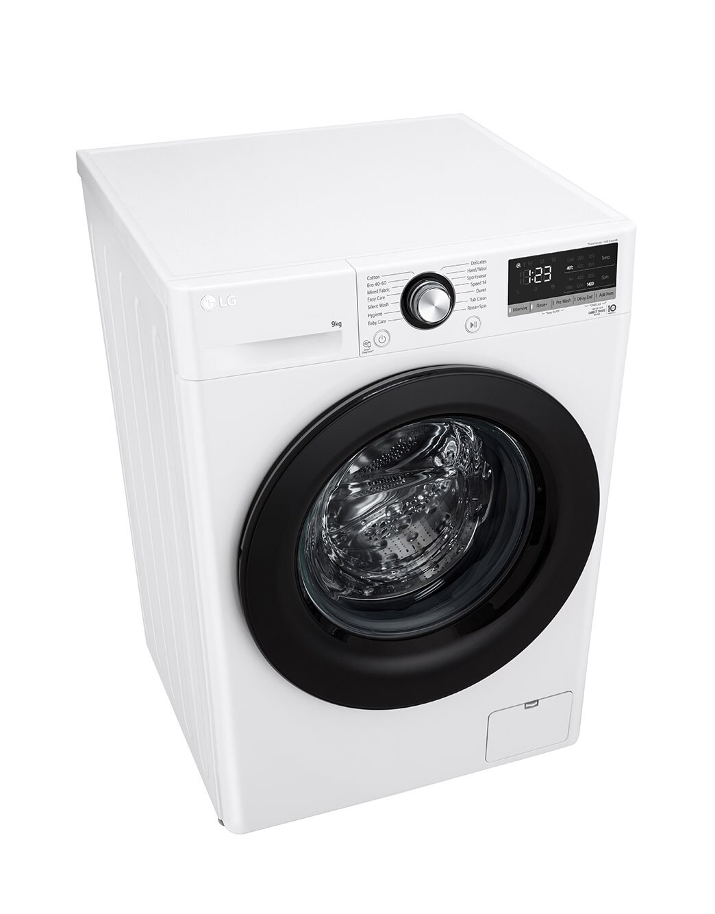 9kg Direct Drive Washing Machine White | LG UK