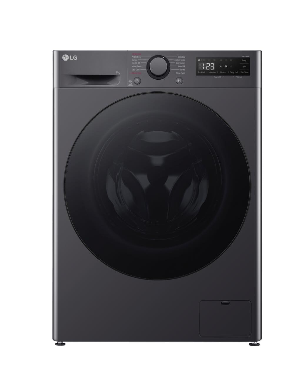 9kg Counter-Depth MAX™ Washing Machine, Slate Grey | LG UK