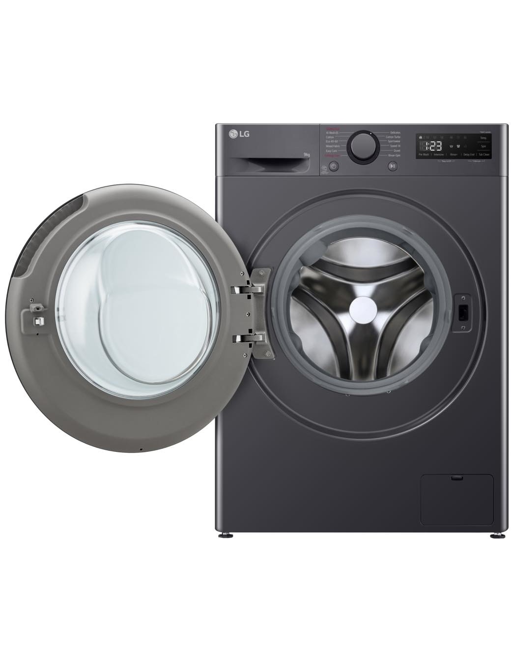 9kg Counter-Depth MAX™ Washing Machine, Slate Grey | LG UK