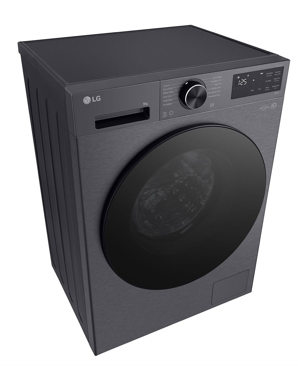 9kg AI Direct Drive Washing Machine Matte Black | LG UK