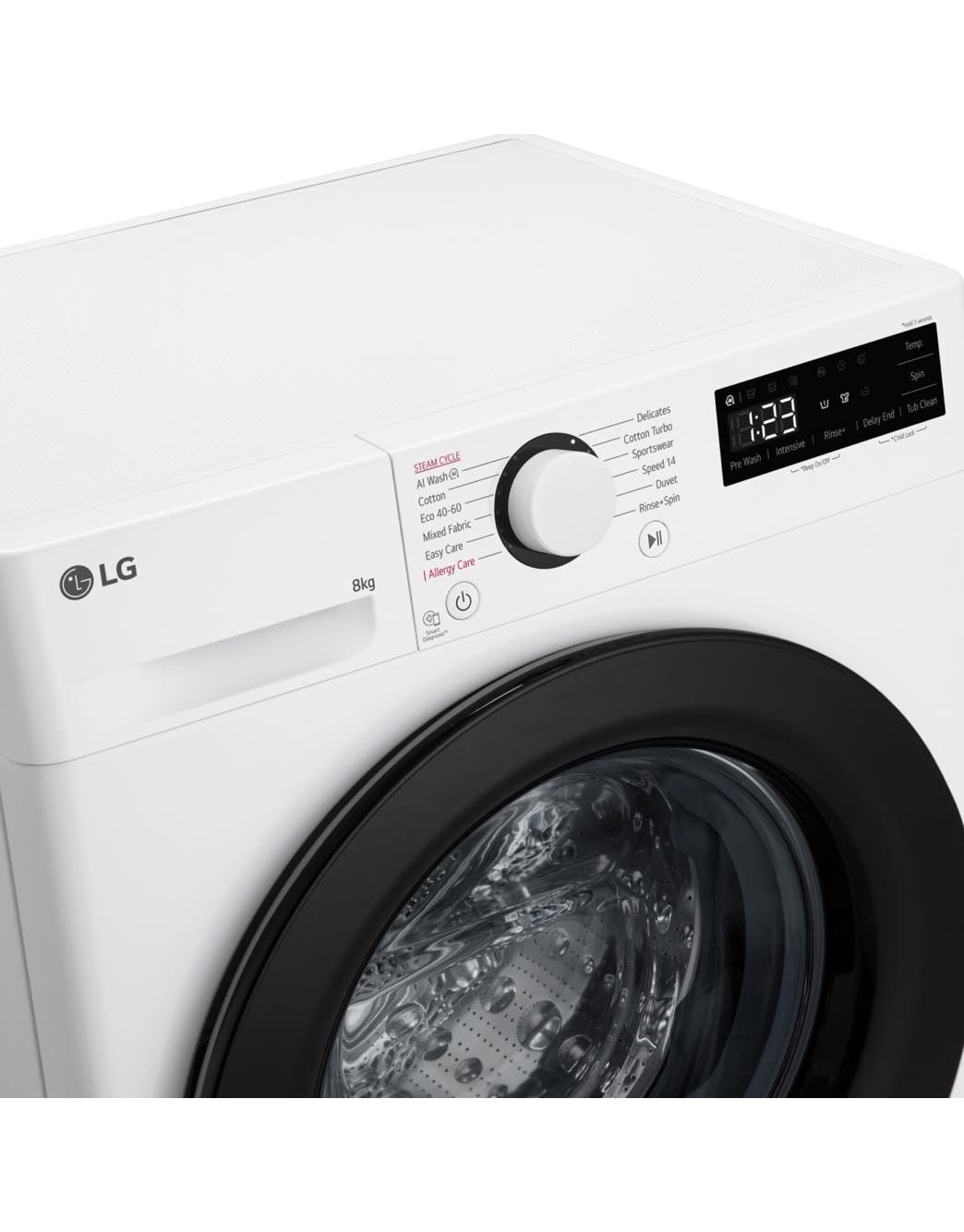 8kg Counter-Depth MAX™ Washing Machine White | LG UK