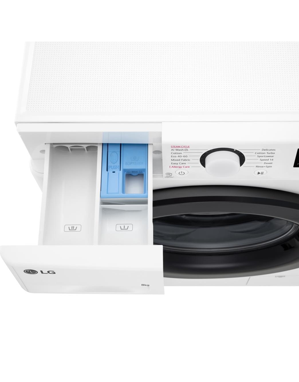 8kg Counter-Depth MAX™ Washing Machine White | LG UK