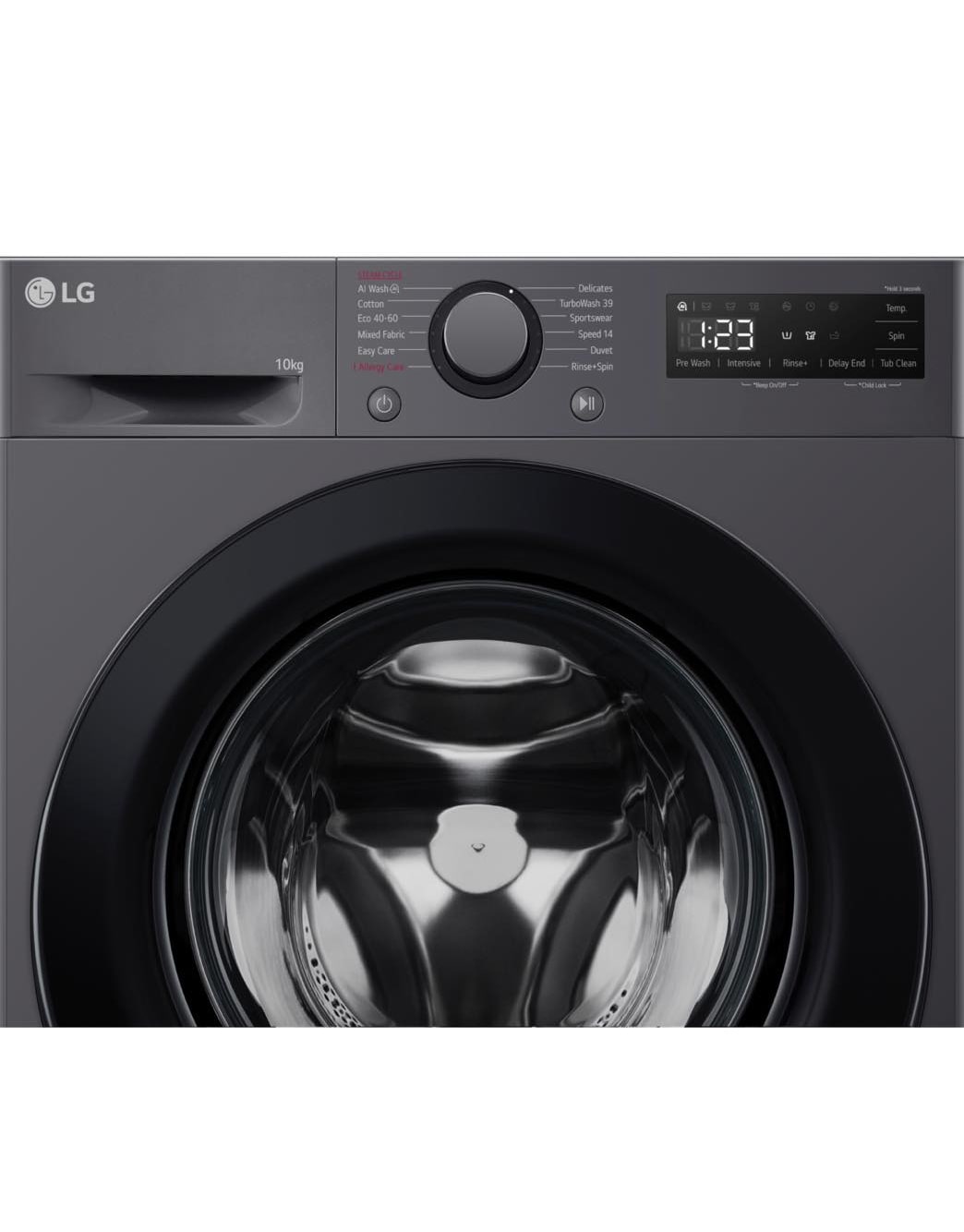 10kg TurboWash™360 Washing Machine Slate Grey | LG UK