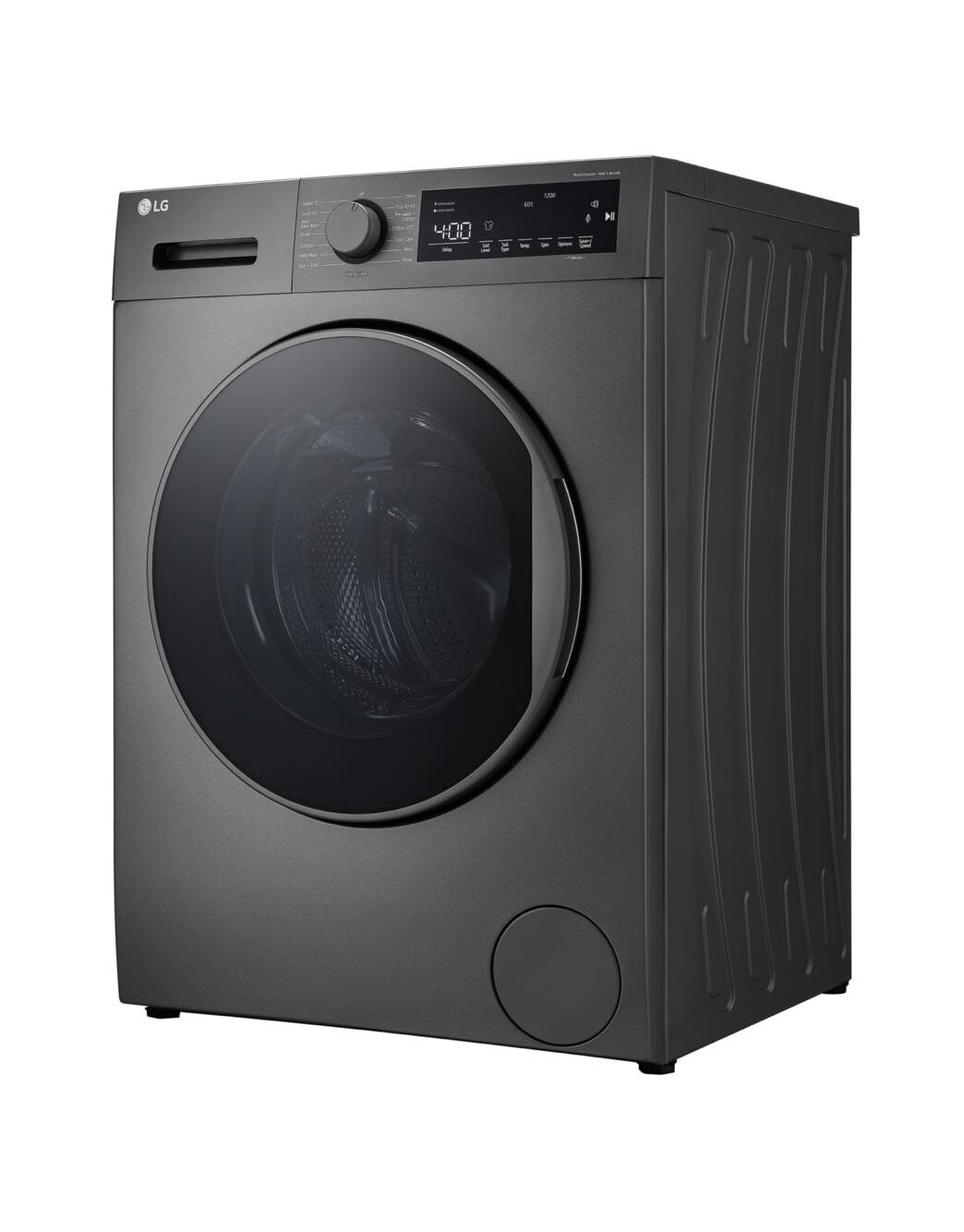 9kg Steam™ Washing Machine, Dark Silver - F4T209SSE | LG UK