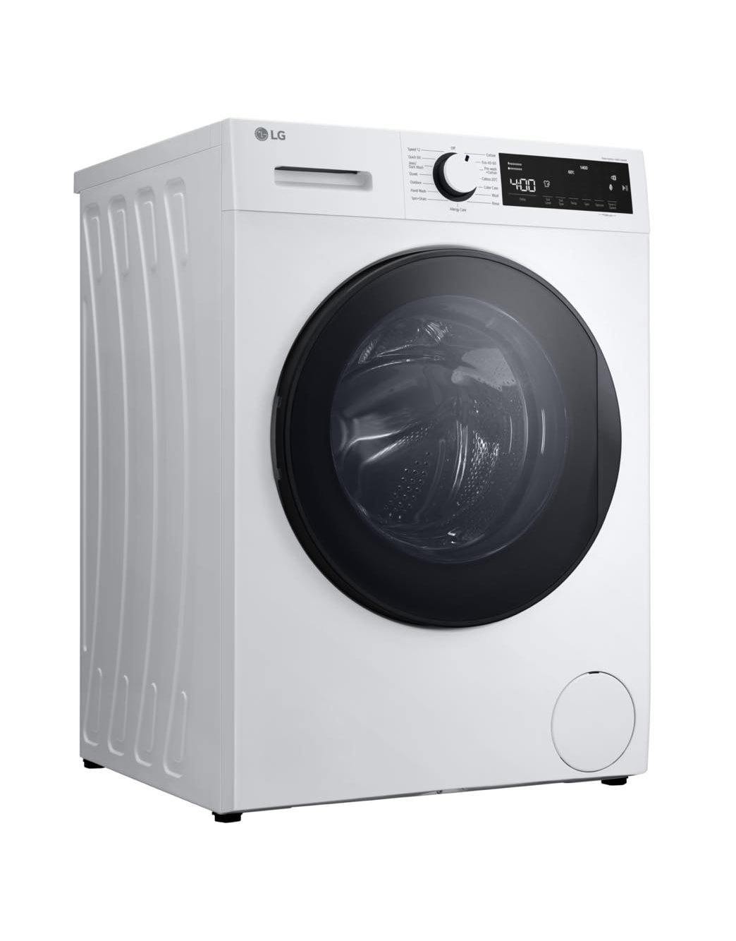 9kg Steam™ Washing Machine, White | LG UK