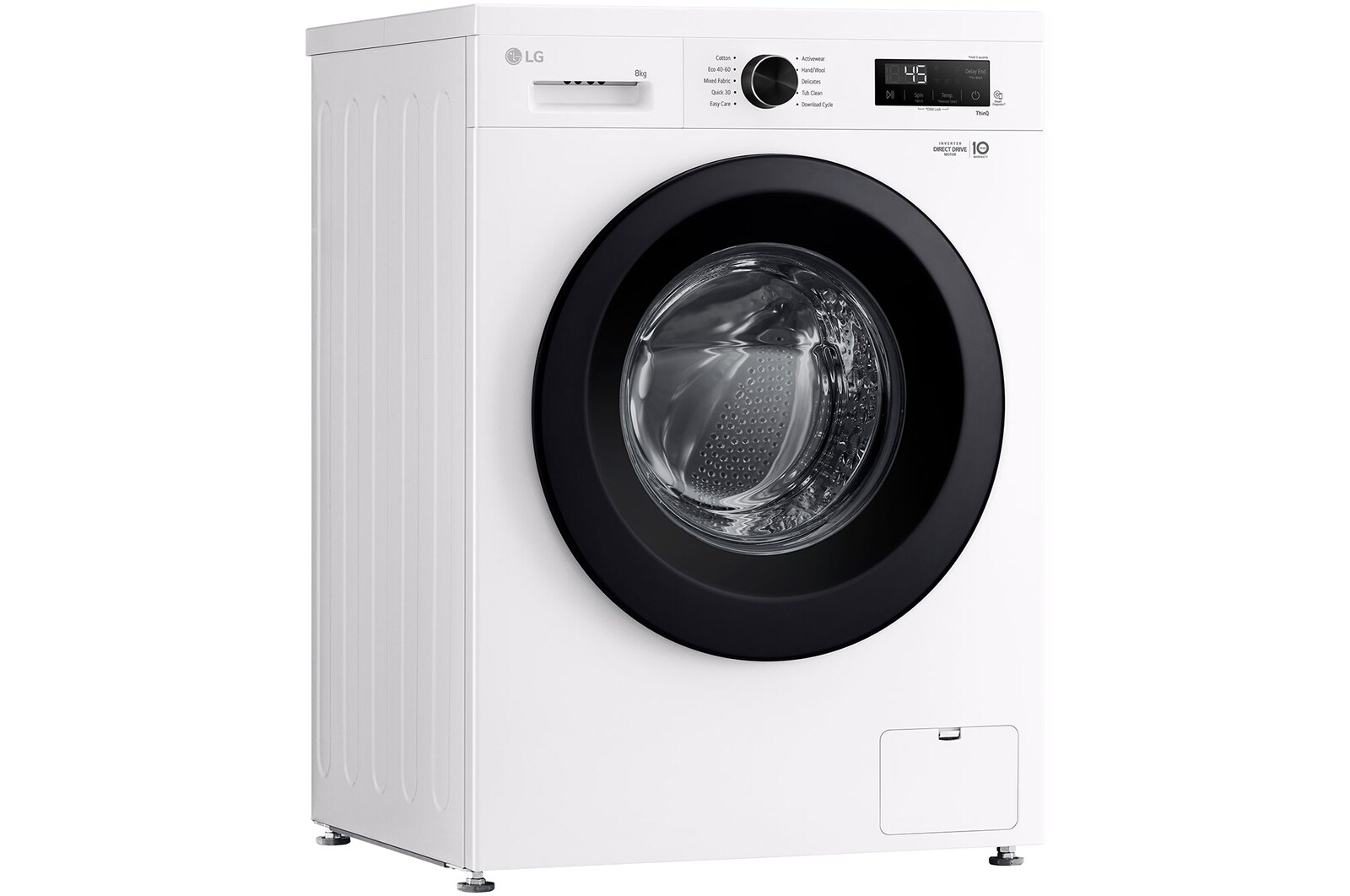 8kg Direct Drive Washing Machine White | LG UK