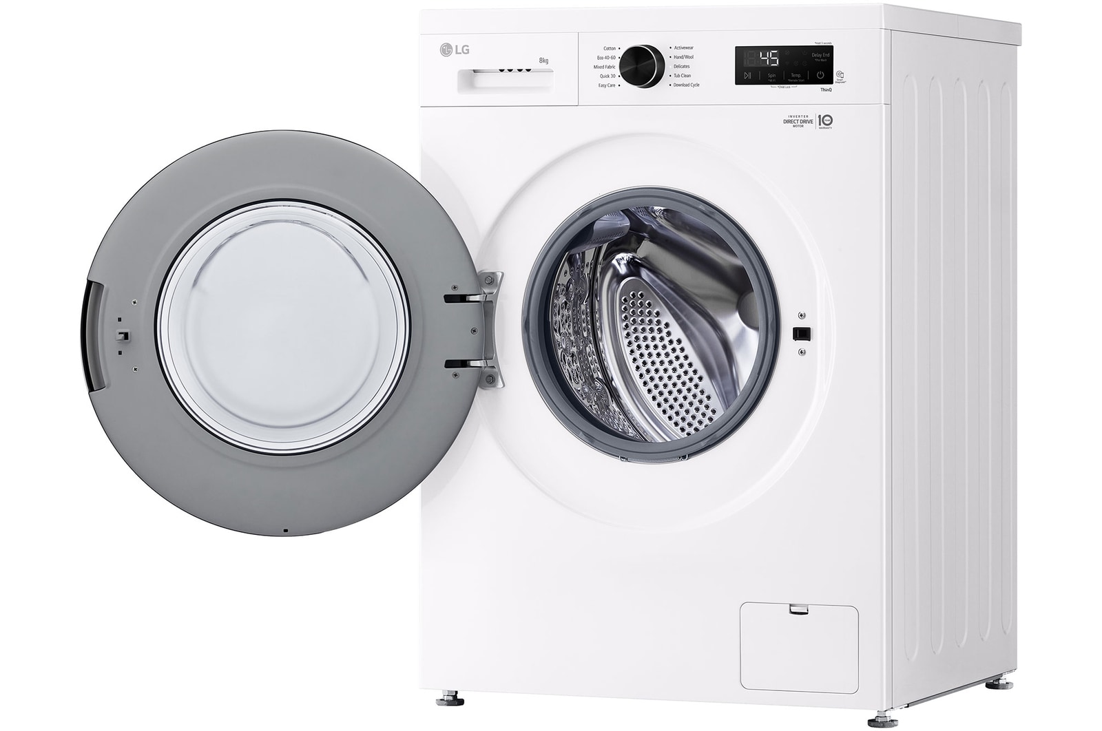 8kg Direct Drive Washing Machine White | LG UK