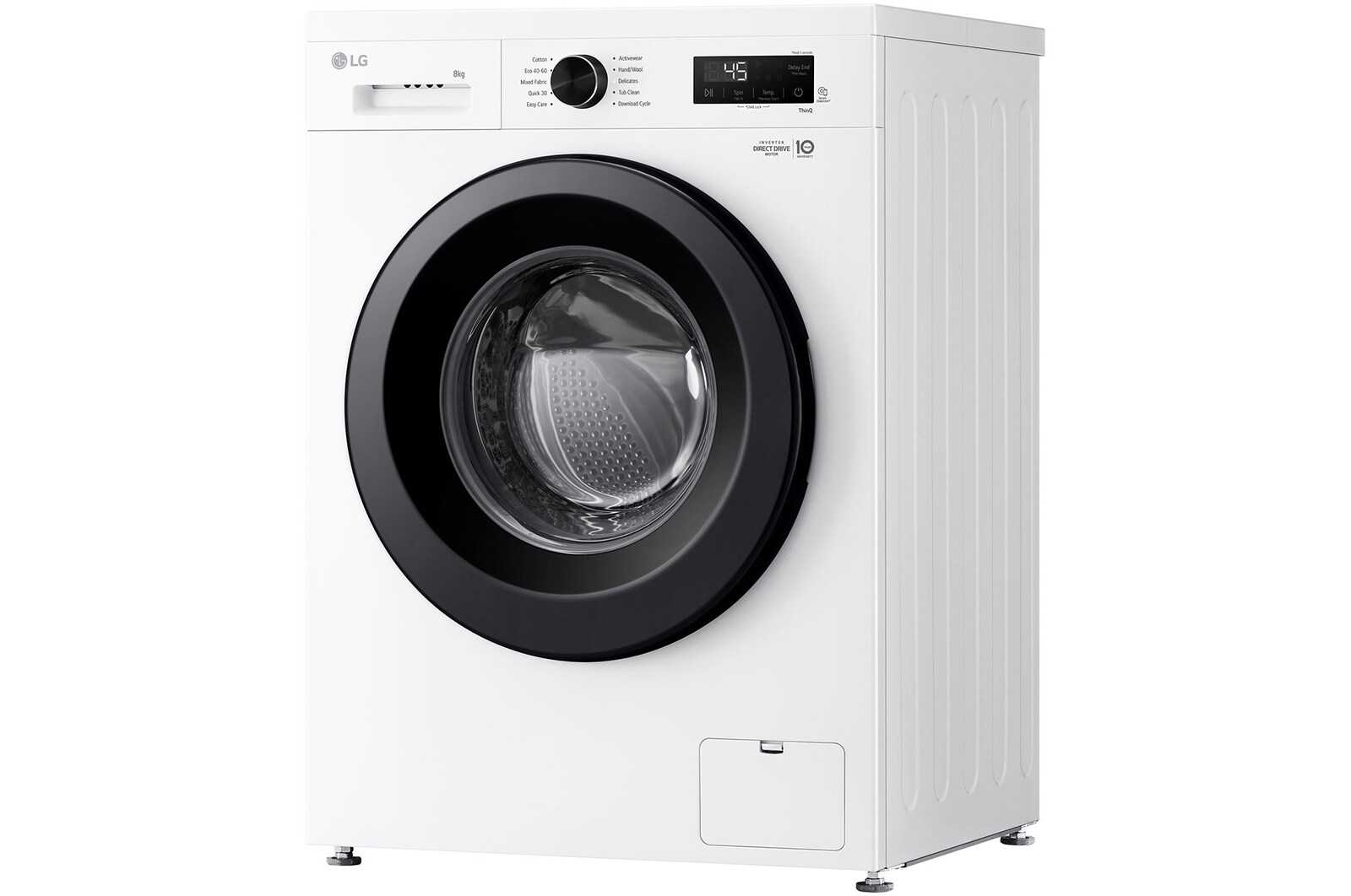 8kg Direct Drive Washing Machine White | LG UK