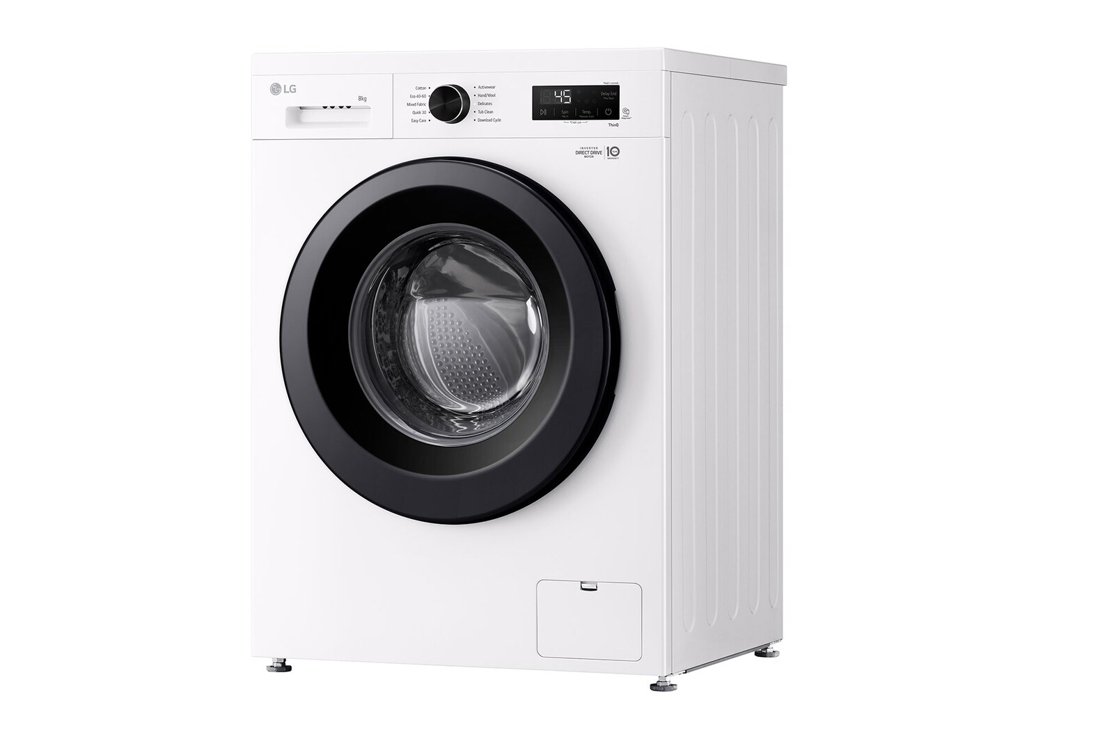 8kg Direct Drive Washing Machine White | LG UK