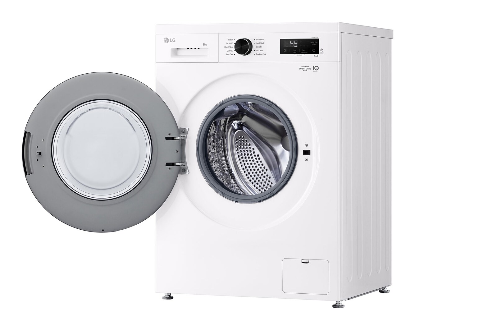 8kg Direct Drive Washing Machine White | LG UK