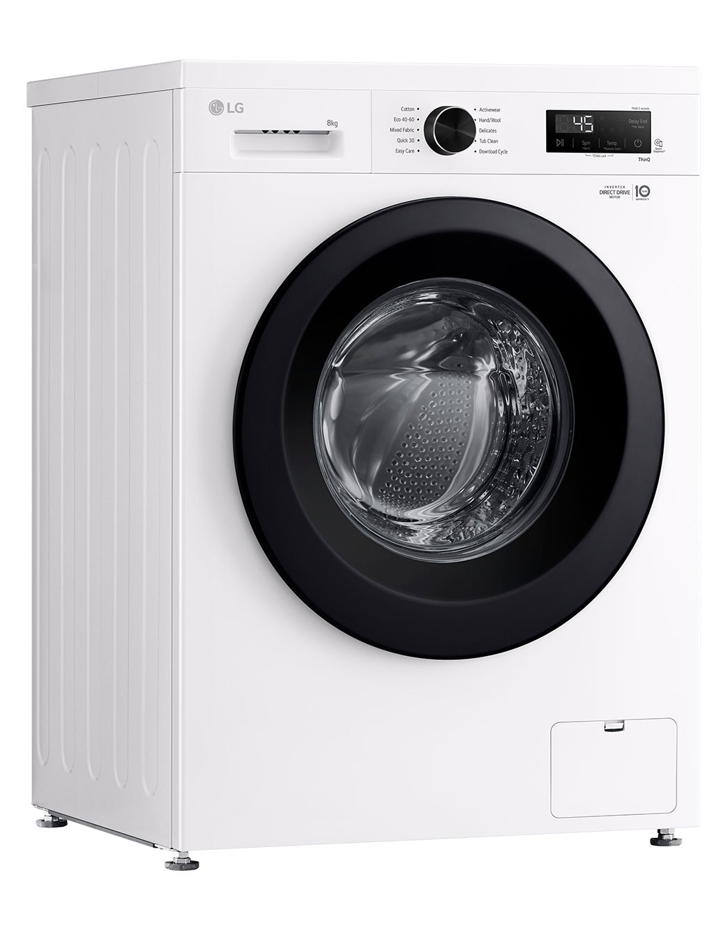 8kg Direct Drive Washing Machine White | LG UK