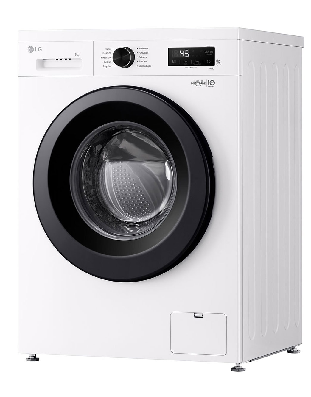 8kg Direct Drive Washing Machine White | LG UK