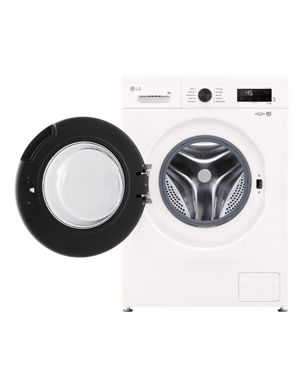 8kg Direct Drive Washing Machine White | LG UK