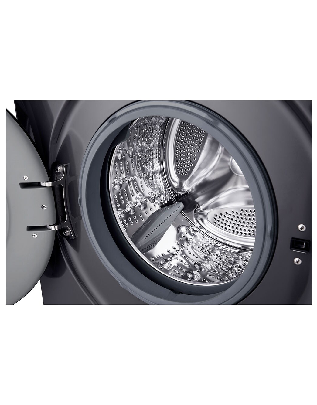 9kg Direct Drive Washing Machine Grey | LG UK