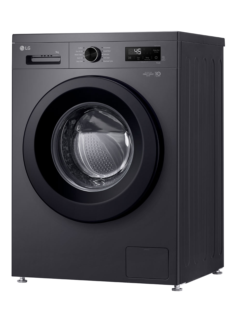 9kg Direct Drive Washing Machine Grey | LG UK