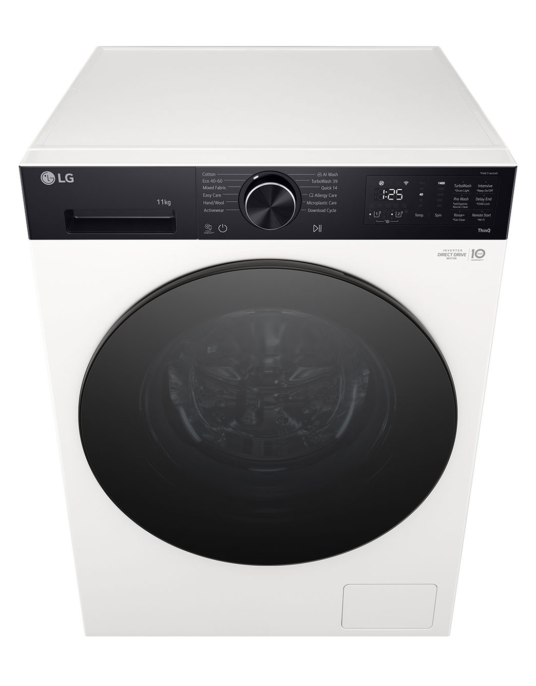 11kg AI Direct Drive Washing Machine White | LG UK