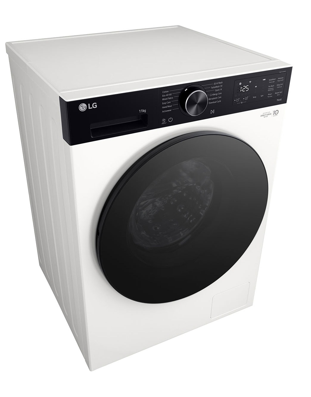 11kg AI Direct Drive Washing Machine White | LG UK