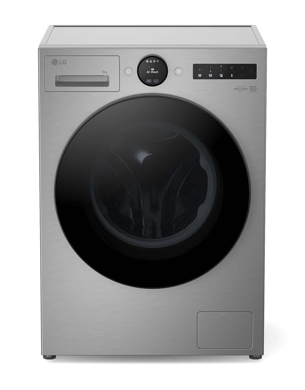 9kg Washing Machine Silver F4X7009TSB | LG UK