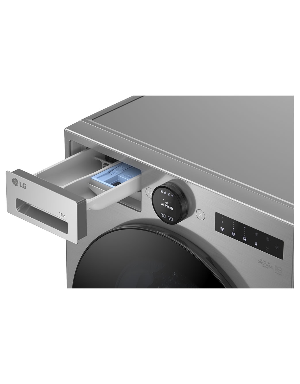 11kg Washing Machine Silver F4X7011TSB | LG UK