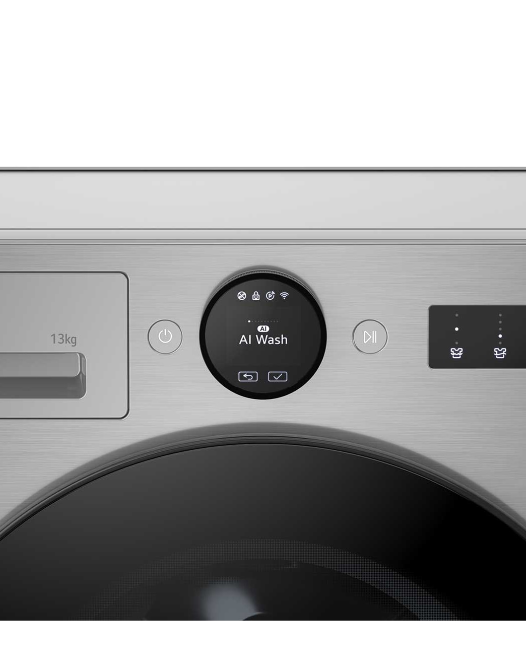 13kg Washing Machine & 9kg Dryer Silver | LG UK