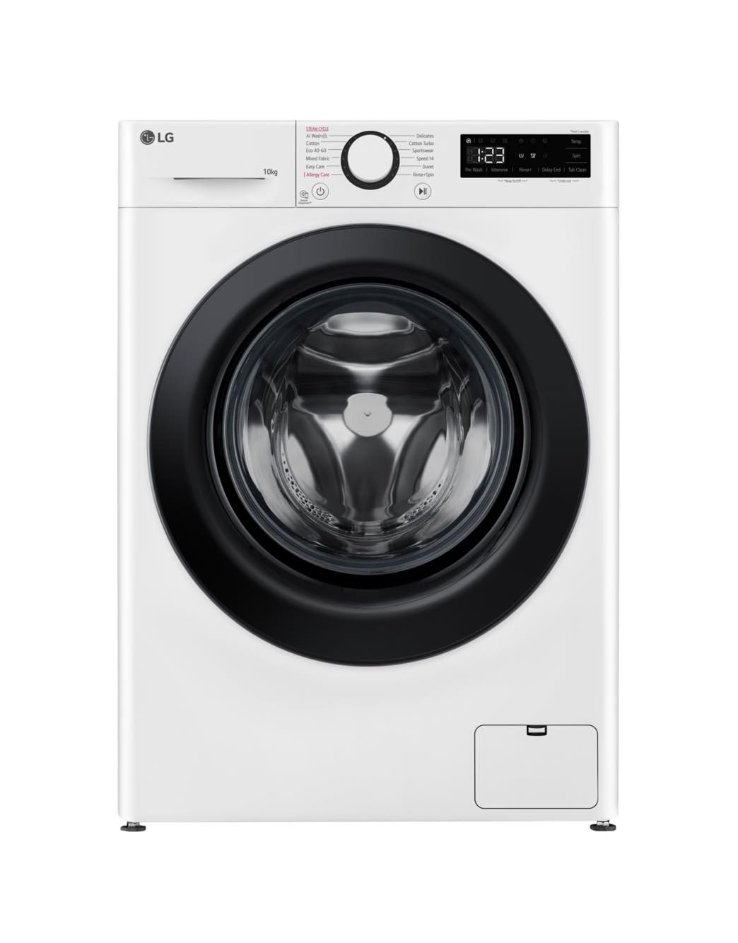 10kg Steam™ Washing Machine White | LG UK