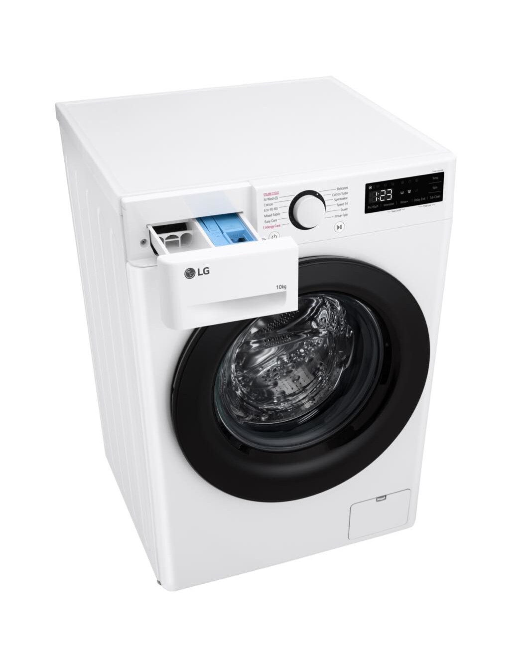 10kg Steam™ Washing Machine White | LG UK