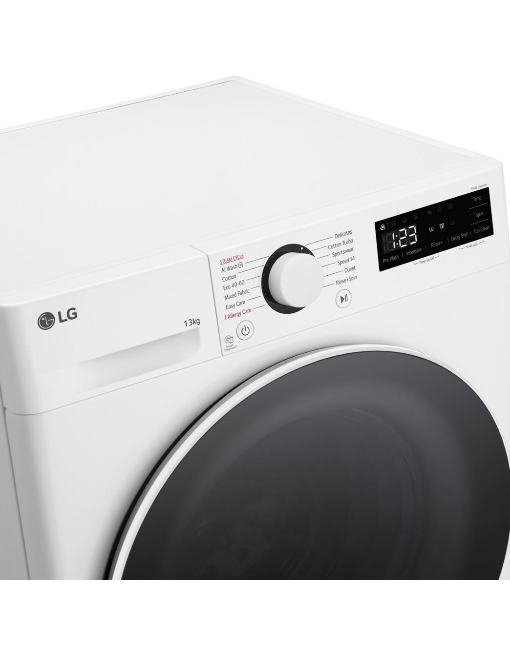 13kg AI Direct Drive Washing Machine White | LG UK