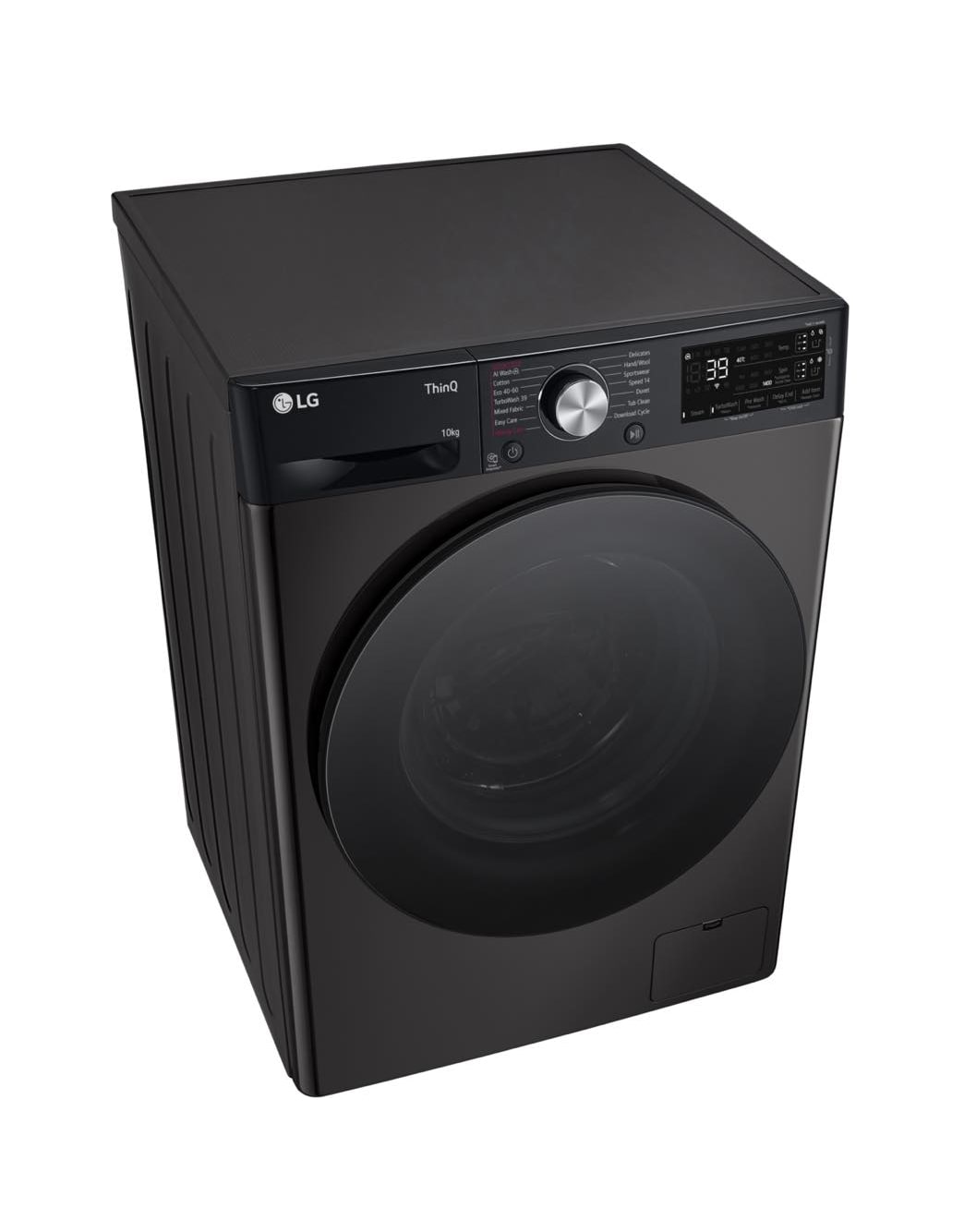 10kg EZDispense™ Washing Machine Platinum Black | LG UK