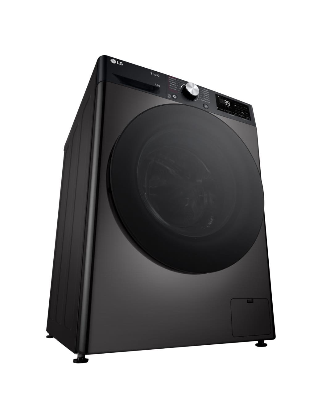 13kg AI Direct Drive Washing Machine Platinum Black | LG UK