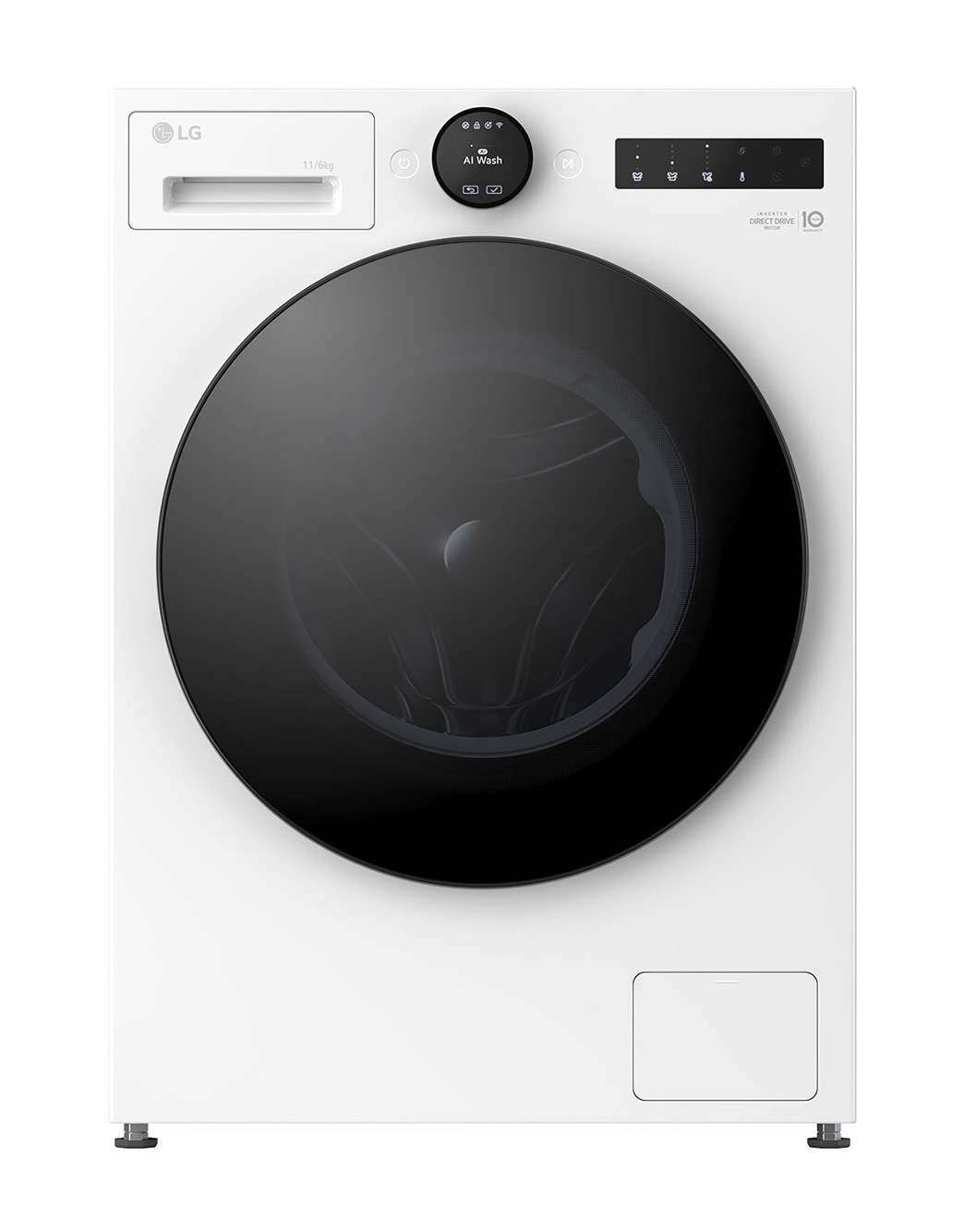11kg / 6kg AI Direct Drive™ Washer Dryer White | LG UK