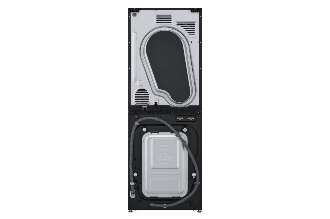 12kg/10kg LG WashTower Platinum Black | LG UK