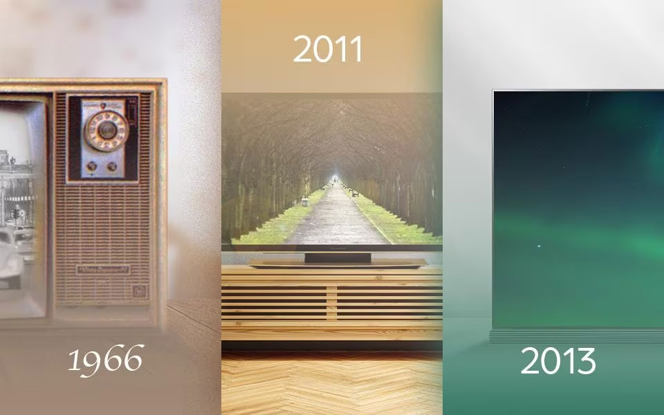 50 Years Of LG TV History - Black & White to OLED | LG UK