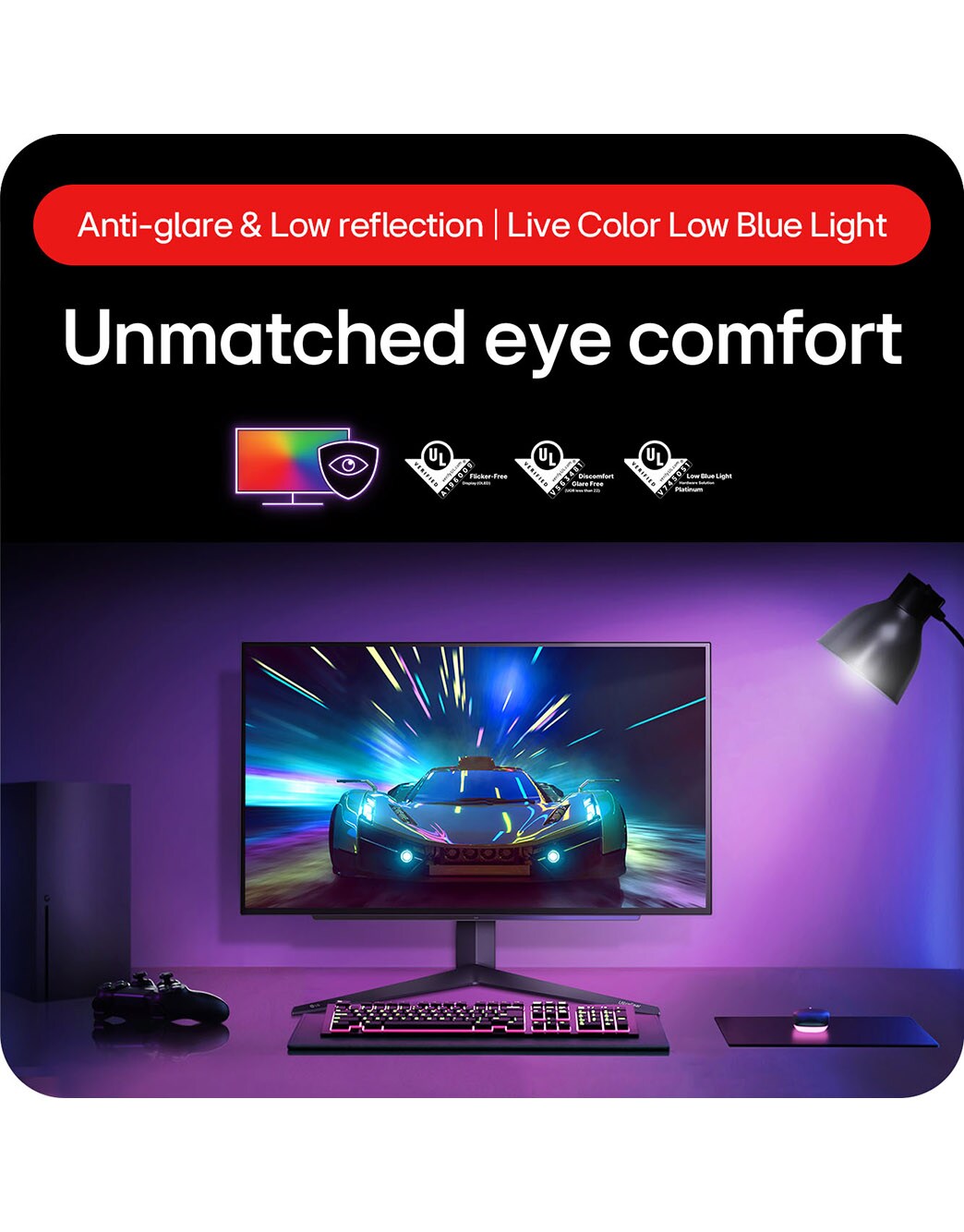 27" UltraGear OLED Gaming Monitor 27GS93QE-B | LG UK