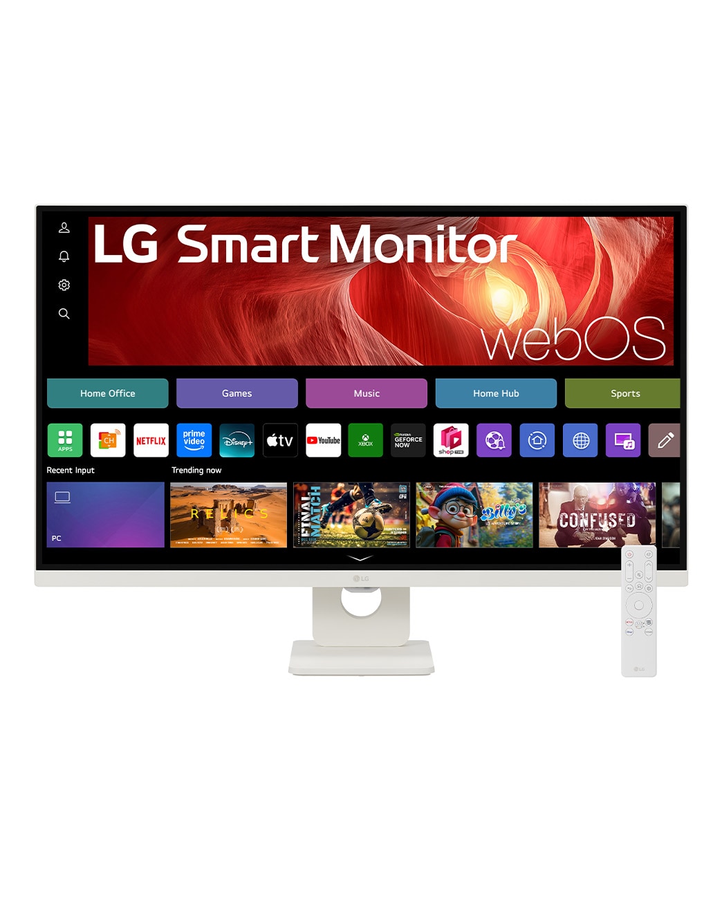 32” LG Smart Monitor, 4K UHD, White – 32U721SA-W | LG UK