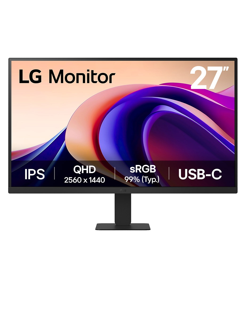 27” QHD IPS Monitor with USB-C - 27U631A-B | LG UK