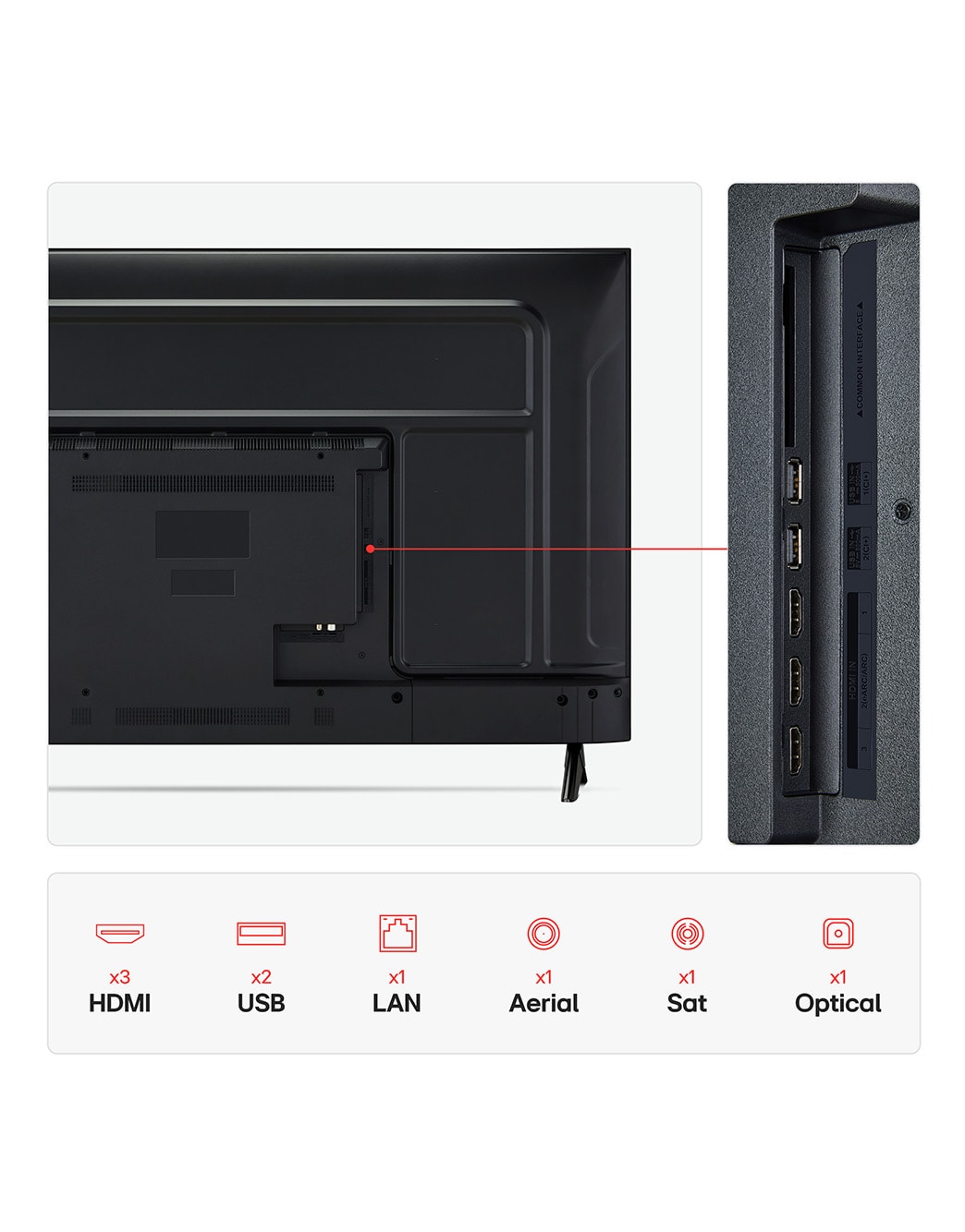 43 inch LG UHD AI UA73 4K Smart TV 2025 - 43UA73006LA | LG UK