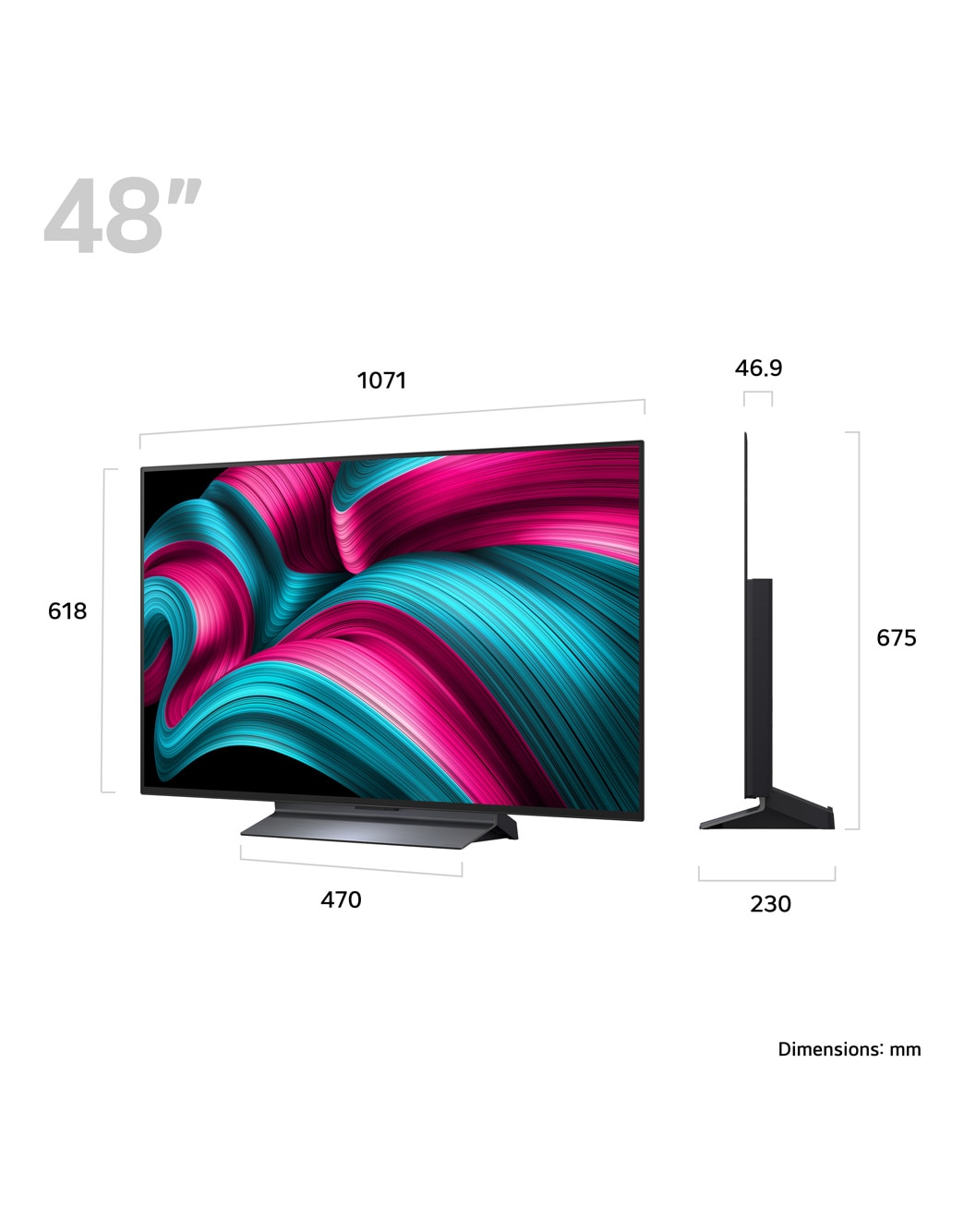 48 inch LG OLED AI C5 + US60TR Soundbar Bundle | LG UK