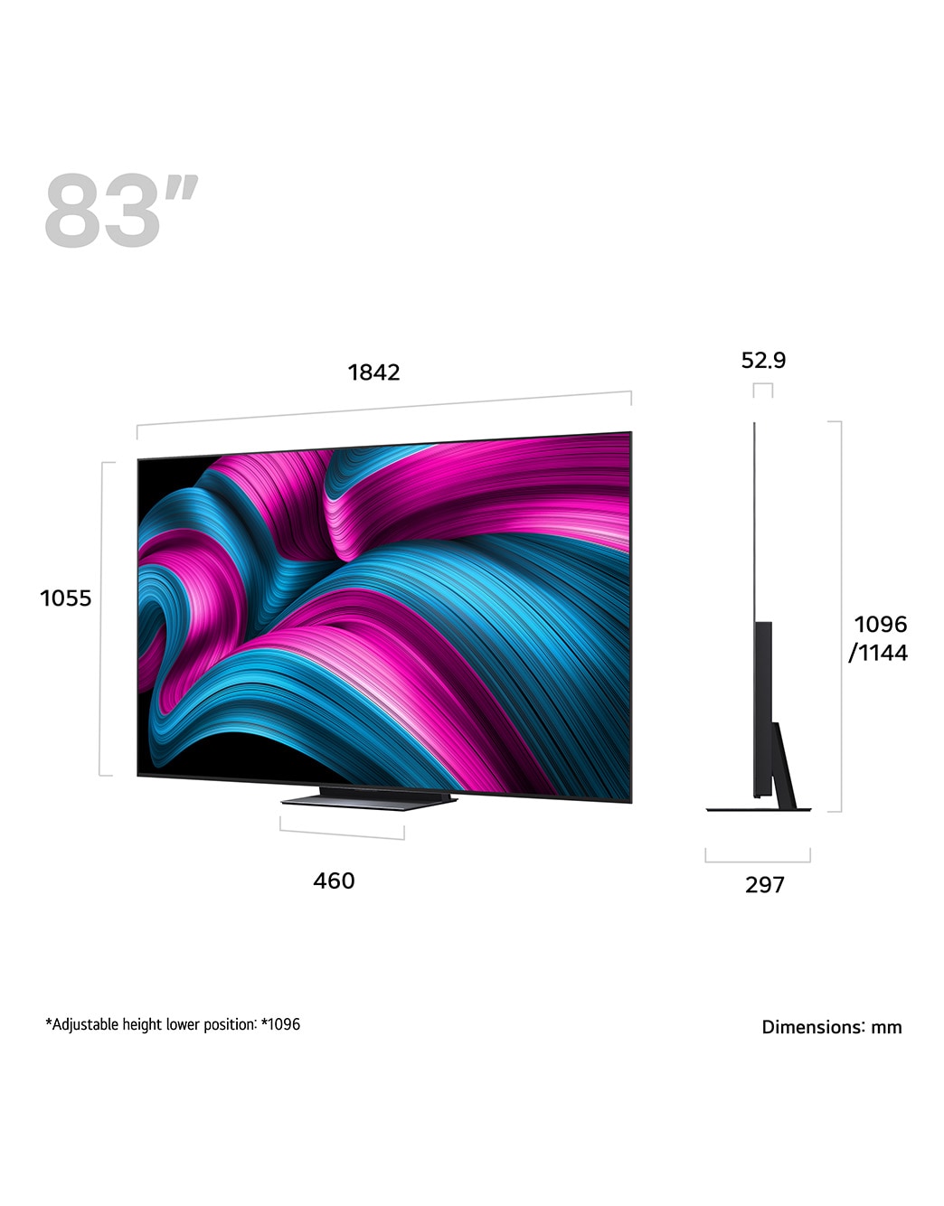 83 inch LG OLED evo AI C5E 4K Smart TV 2025 - OLED83C5ELA | LG UK