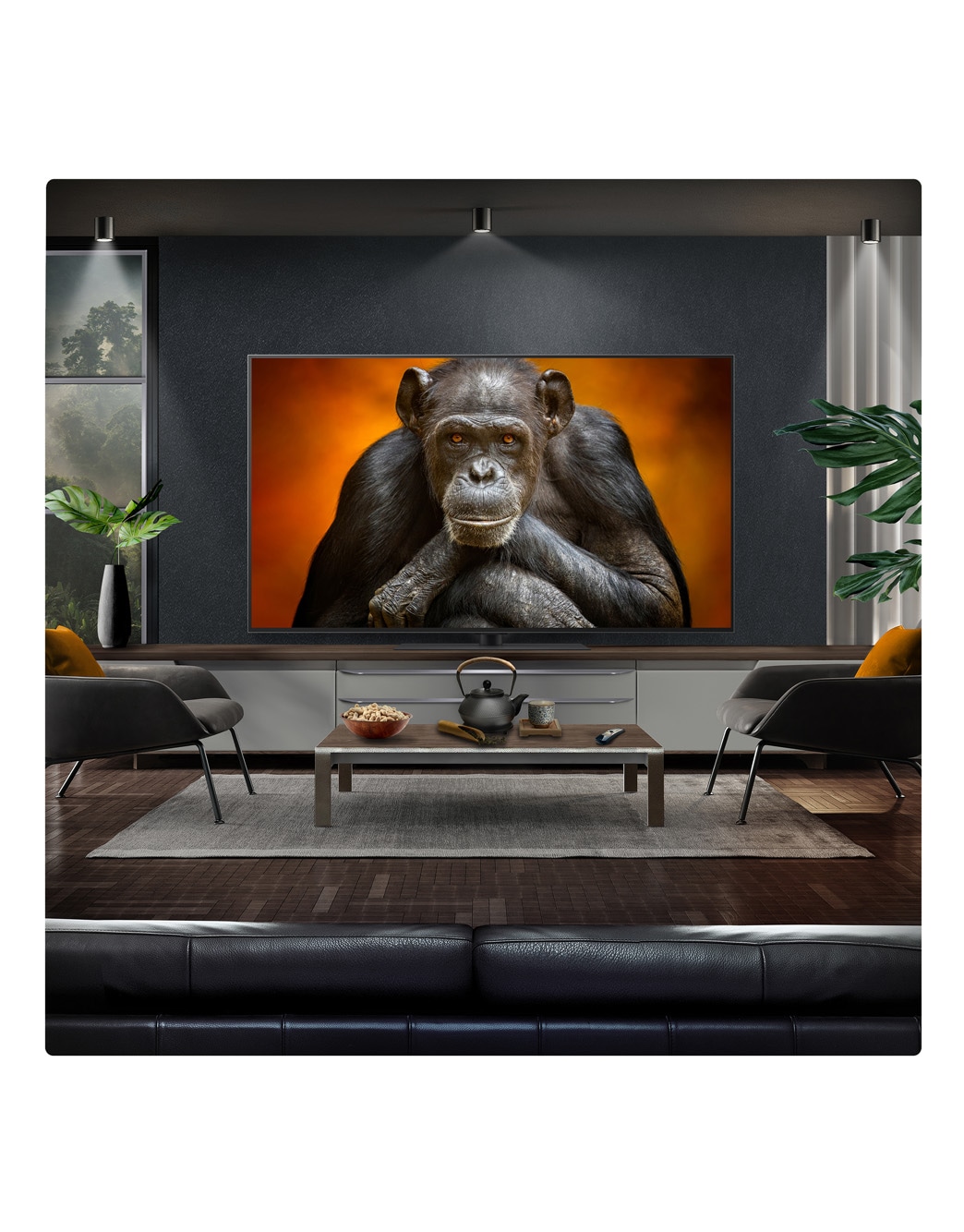 55 inch LG OLED evo AI G5 4K Smart TV 2025 - Stand version ...